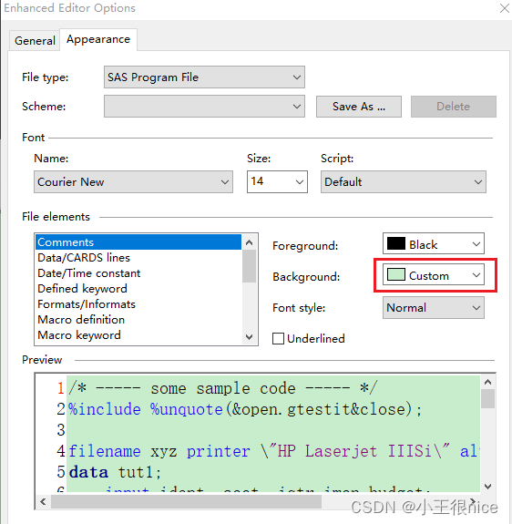 sas 设置护眼色_sas背景调成什么颜色保护眼睛-CSDN博客