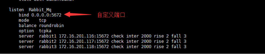 haproxy代理rabbitMQ、mariadb_option tcplog' directive is ignored in ...