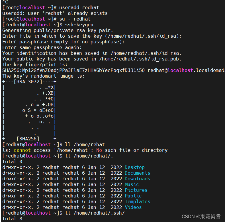 配置SSH免密登录：Redhat用户远程连接服务器root-CSDN博客