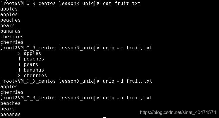 Lesson3 Linux 文本比较命令 sort、uniq、wc、comm、diff_linux sort 之后diff-CSDN博客