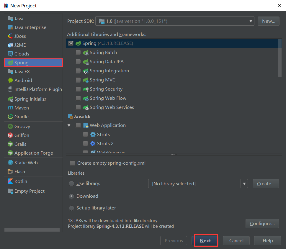 JavaEE——Spring4--（1）搭建Spring开发环境 以及在IDEA中导入jar包-CSDN博客