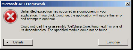 CefSharp在某些OS(Windows)上不能运行的问题_cefsharp在win7系统中无法使用-CSDN博客
