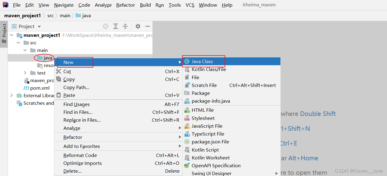 在IDEA中创建Maven项目_idea怎么创建maven的java项目-CSDN博客