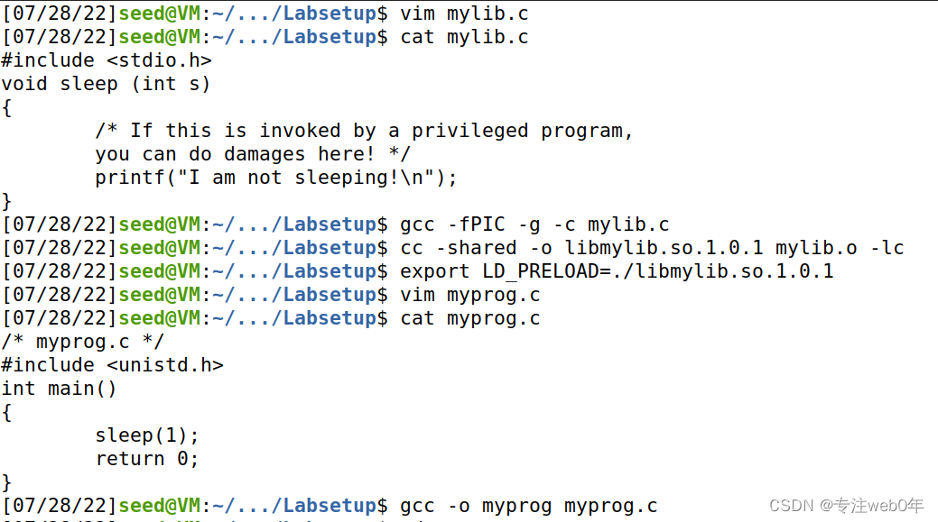 Environment_Variable_and_SetUID_seed 的root密码-CSDN博客