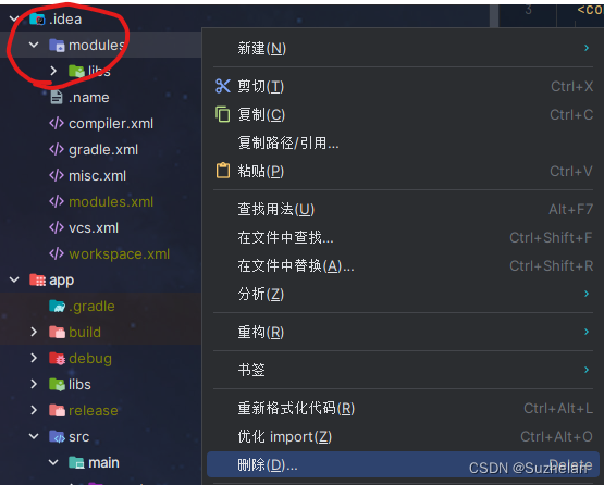 报错 : Unfortunately you can‘t have non-Gradle Java modules and Android ...
