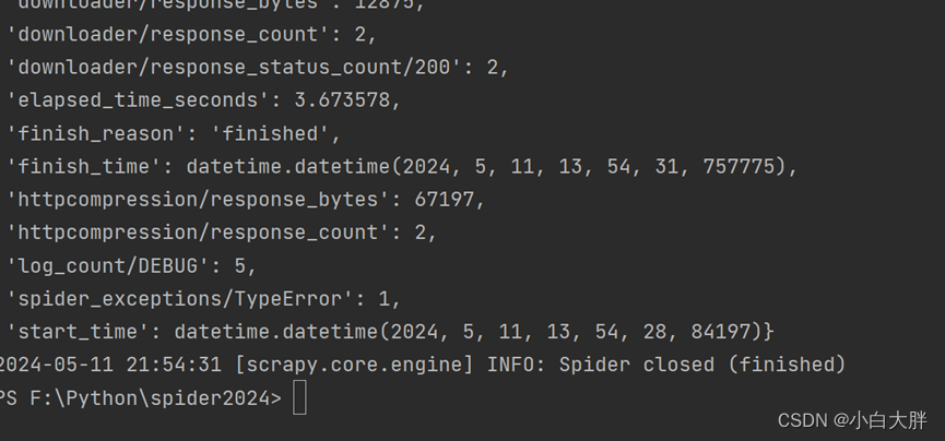 初学者scrapy框架爬取数据不成功，出现ERROR: Spider error processing错误问题的解决方法-CSDN博客