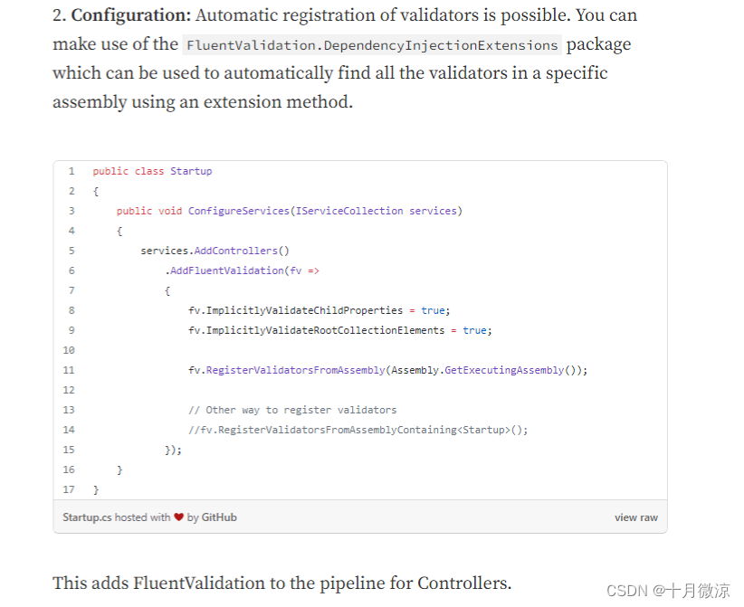 Net6中使用fluentvalidation做实体验证(批量注册)addfluentvalidationautovalidation Csdn博客 3420