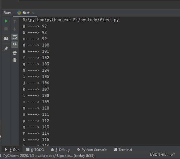 Python 循环输出26个字母对应的ascii的码值、模拟用户登录 、猜数游戏（二分法）、计算100 999之间的水仙花数python输出26个字母 Ascill Csdn博客