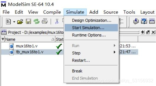 ModelSim SE-64 10.4的使用及书本121页个人实验_mmodelsimse10.4-CSDN博客