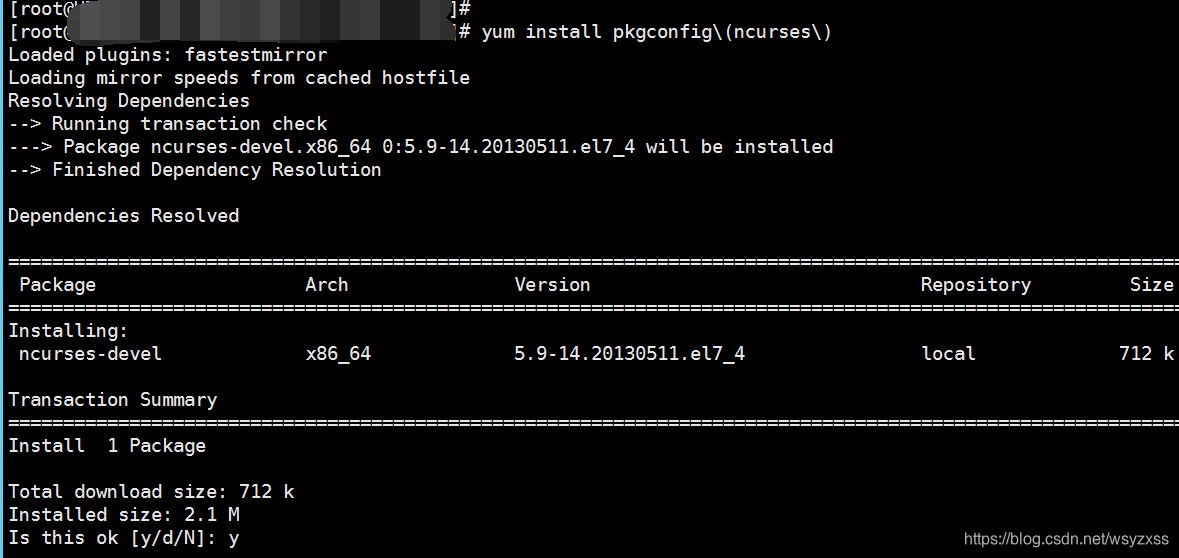 pkgconfig(ncurses) is needed by OpenIPMI-devel-2.0.27-1.el7.x86_64-CSDN博客