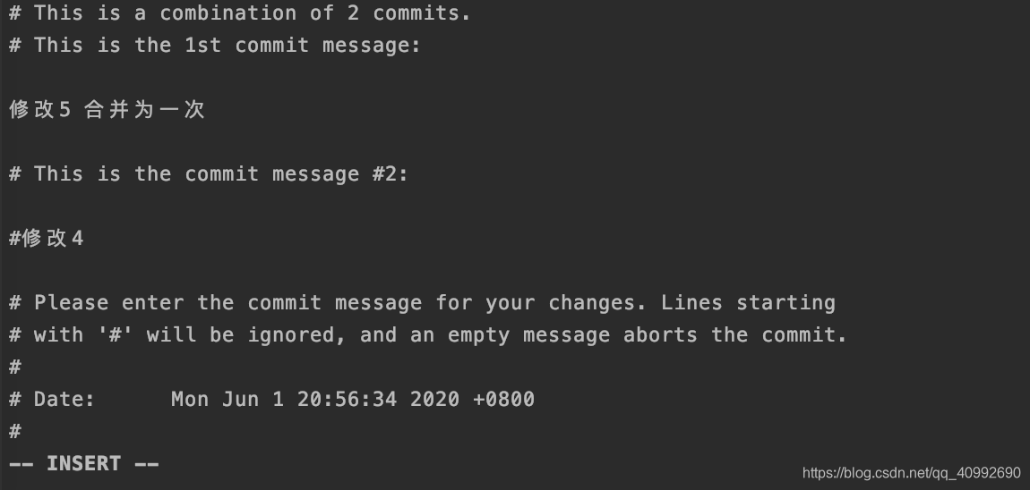 Git 多次 Commit 合并为一次 Pushgit 多次commit 一次push Csdn博客
