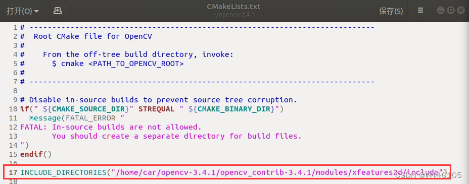 Ubuntu18 04安装opencv3 4 1和opencv Contrib3 4 1时遇到错误处理方法 Opencv3 4 Matchers Csdn博客