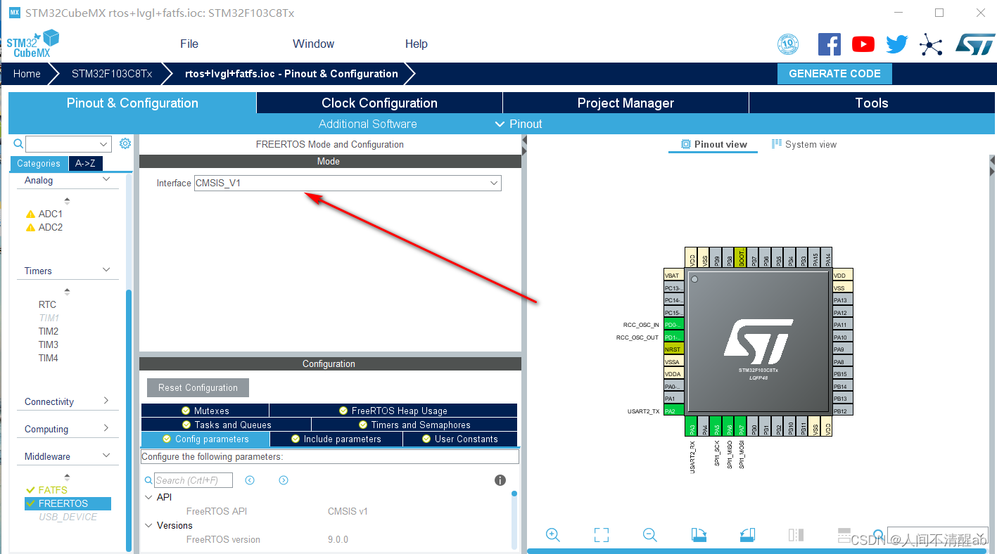 STM32移植 freeRTos+LVGL_freertos lvgl-CSDN博客