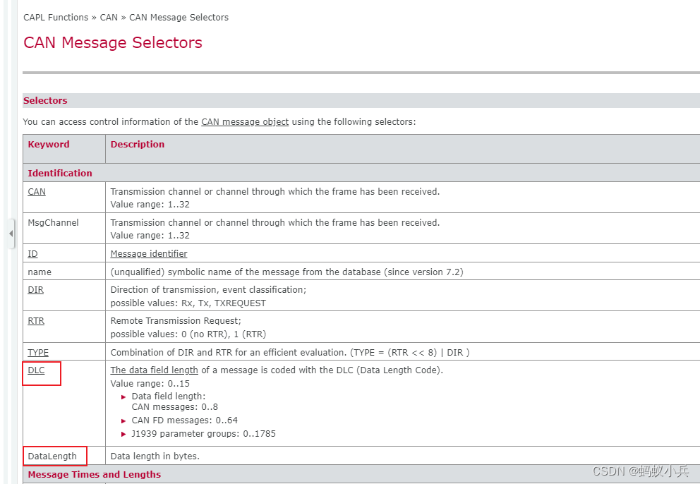 CAN message 属性DLC和DataLength，极易混淆_can dlc-CSDN博客