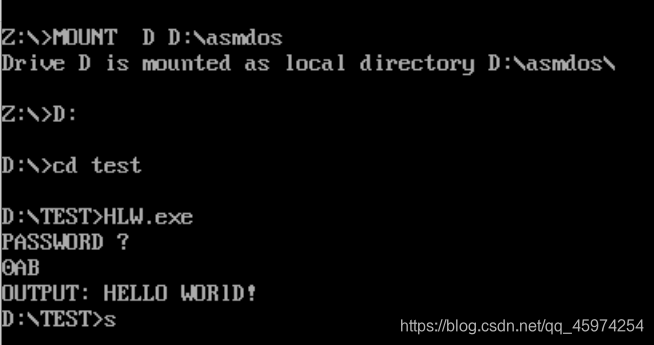 汇编语言实验（VScode+masm32+dosbox）_dosbox vxcode-CSDN博客