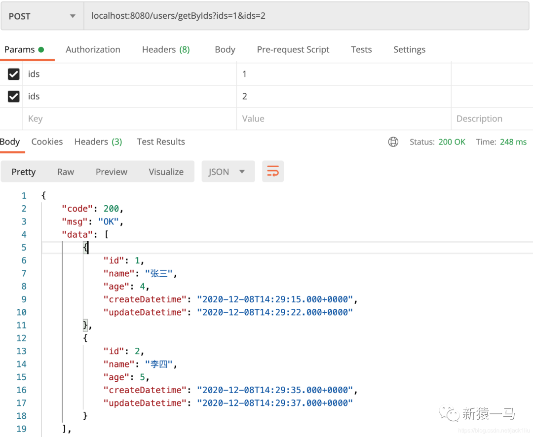 post postman 传递数组对象_Postman测试API的正确姿势-CSDN博客