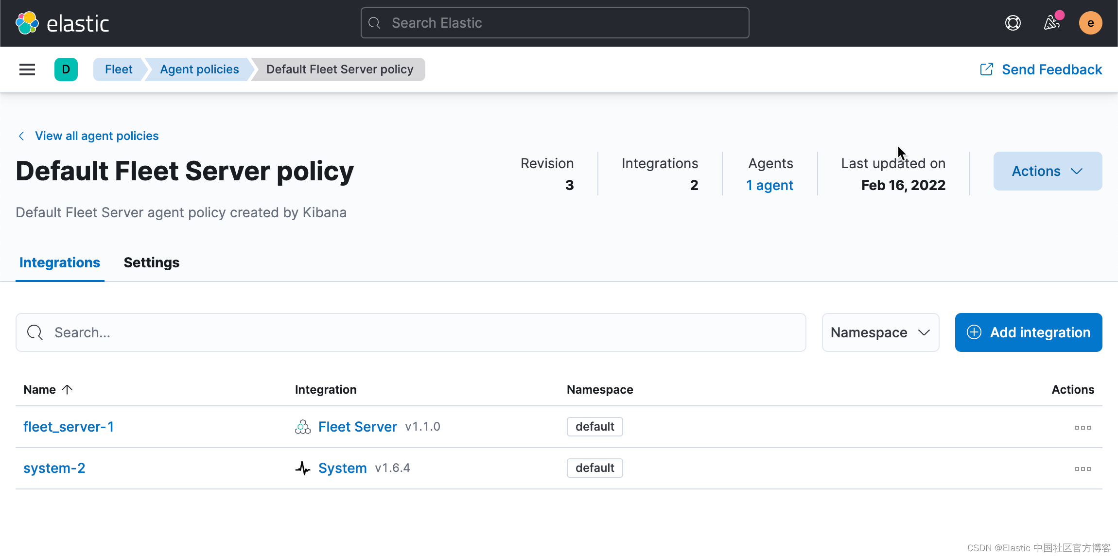 Observability：使用 Elastic Agent 来摄入日志及指标 - Elastic Stack 8.0-CSDN博客