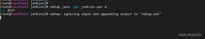 nohup: ignoring input and appending output to ‘nohup.out_nohup: ignoring input and appending ...