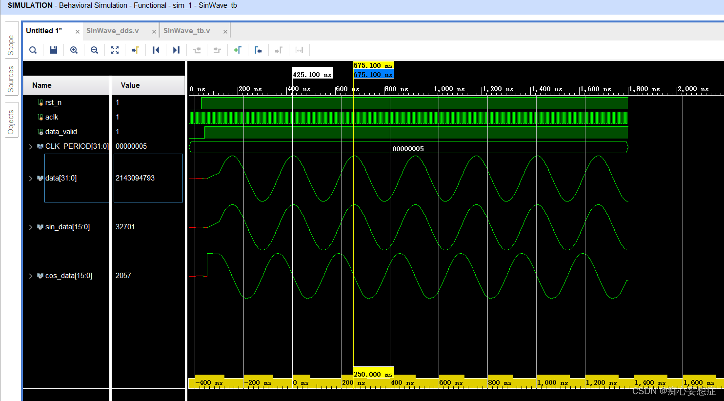 FPGA——利用DDS Compiler v6.0产生任意频率的正余弦信号_dds输出信号cos-CSDN博客