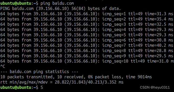如何配置Ubuntu桥接网络，当出现ping: baidu.com: Name or service not known的时候该如何进行网络设置_ubuntu ping 未知的名称或服务-CSDN博客