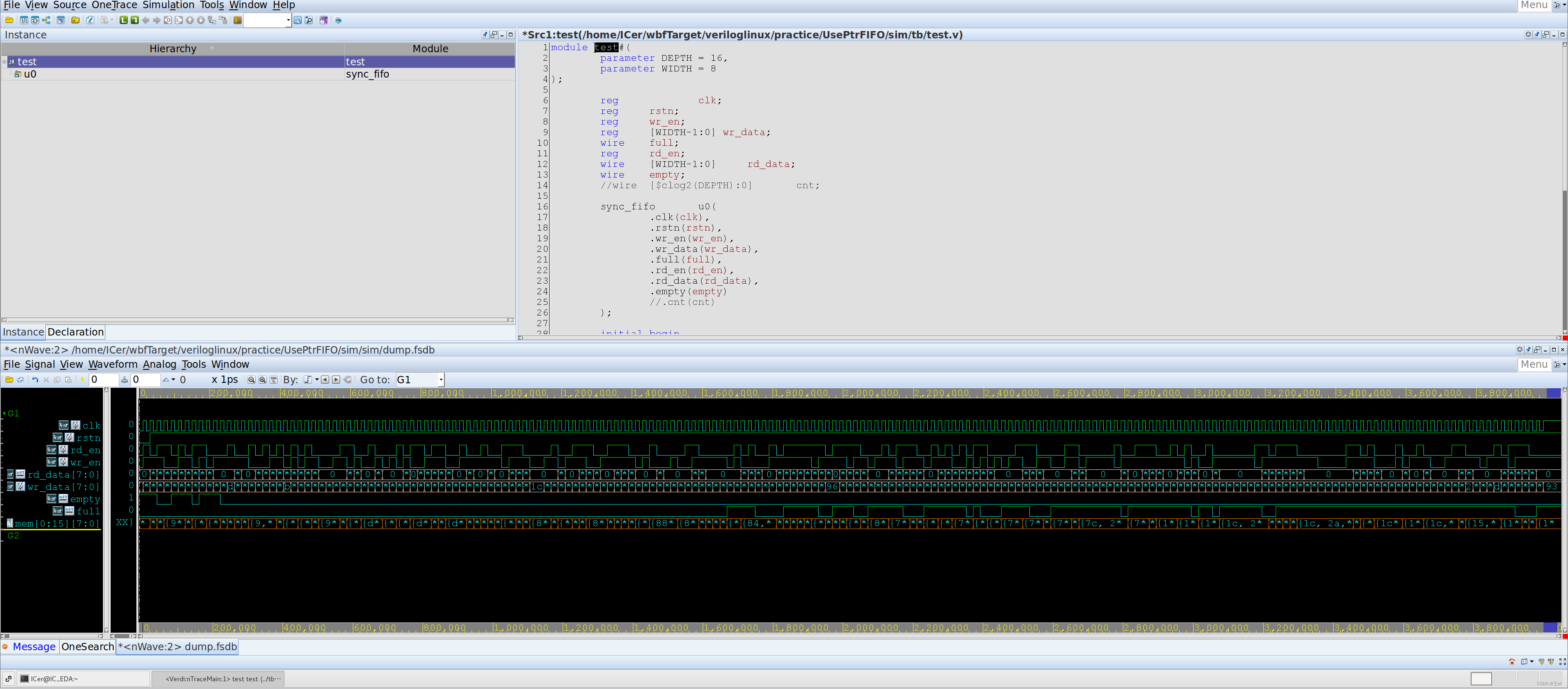 Verilog：同步FIFO使用指针写法_verilog指针-CSDN博客