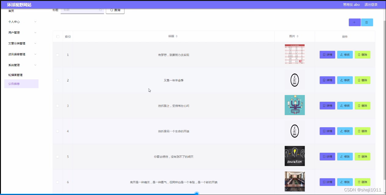 Springboot毕设项目环球视野网站92i41（java+VUE+Mybatis+Maven+Mysql）-CSDN博客