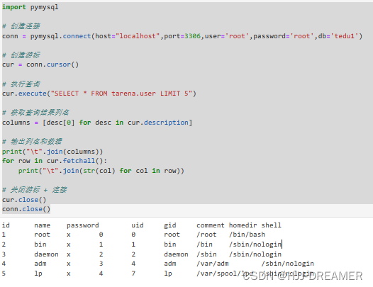 通过 Jupyter 实现 PyMySql 基本使用_jupyter mysql-CSDN博客