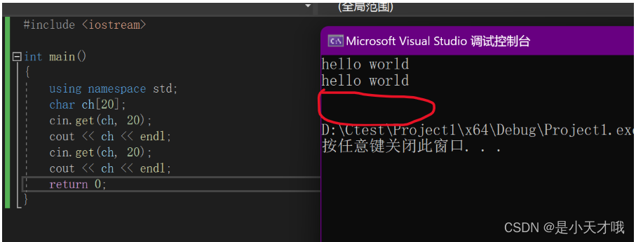 C++的get和getline方法-CSDN博客
