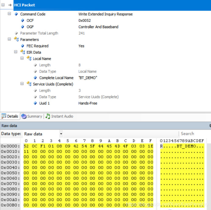 蓝牙协议栈HCI EIR（EXTENDED INQUIRY RESPONSE）扩展搜索响应_蓝牙eir-CSDN博客