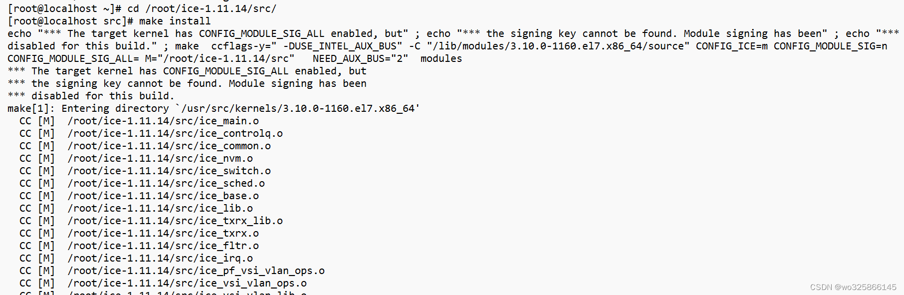 CentOS系统安装Intel E810 25G网卡驱动_centos 驱动下载-CSDN博客