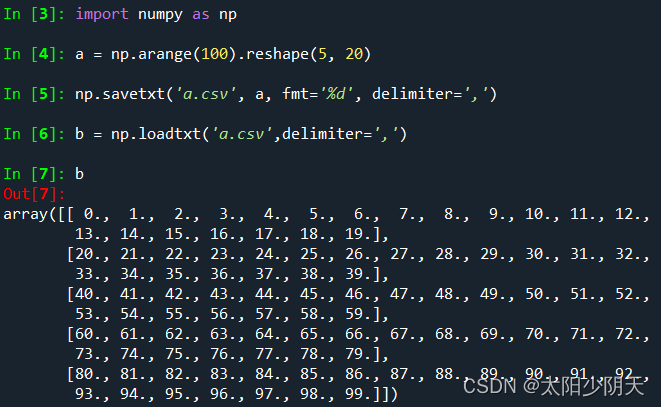 一数据分析——表示 单元2：numpy数据存储numpy存储 Csdn博客