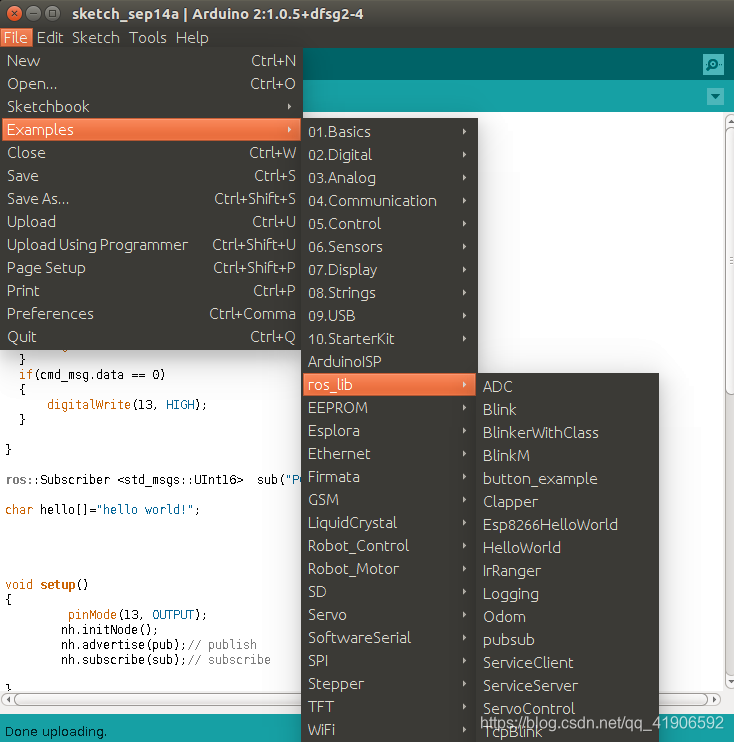 ROS与Arduino通信，Arduino世界的helloworld_怎么将ros节点转换成可上传给arduino的形式-CSDN博客