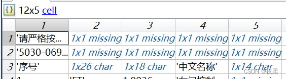 MATLAB 用‘readcell’、‘readtable’替代‘xlsread’_matlab readcell-CSDN博客