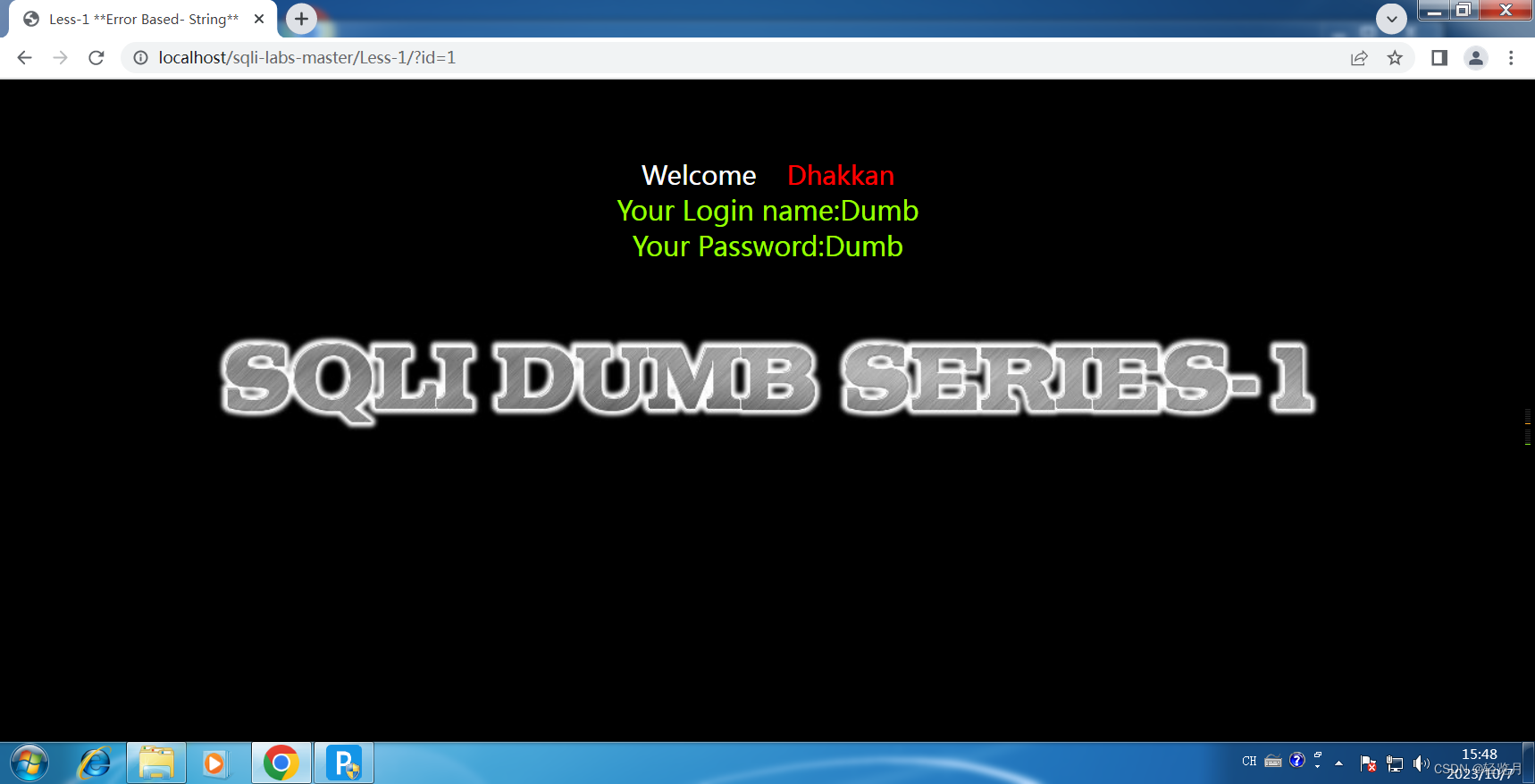 Configuration of phpstudy and sqli-labs-CSDN博客