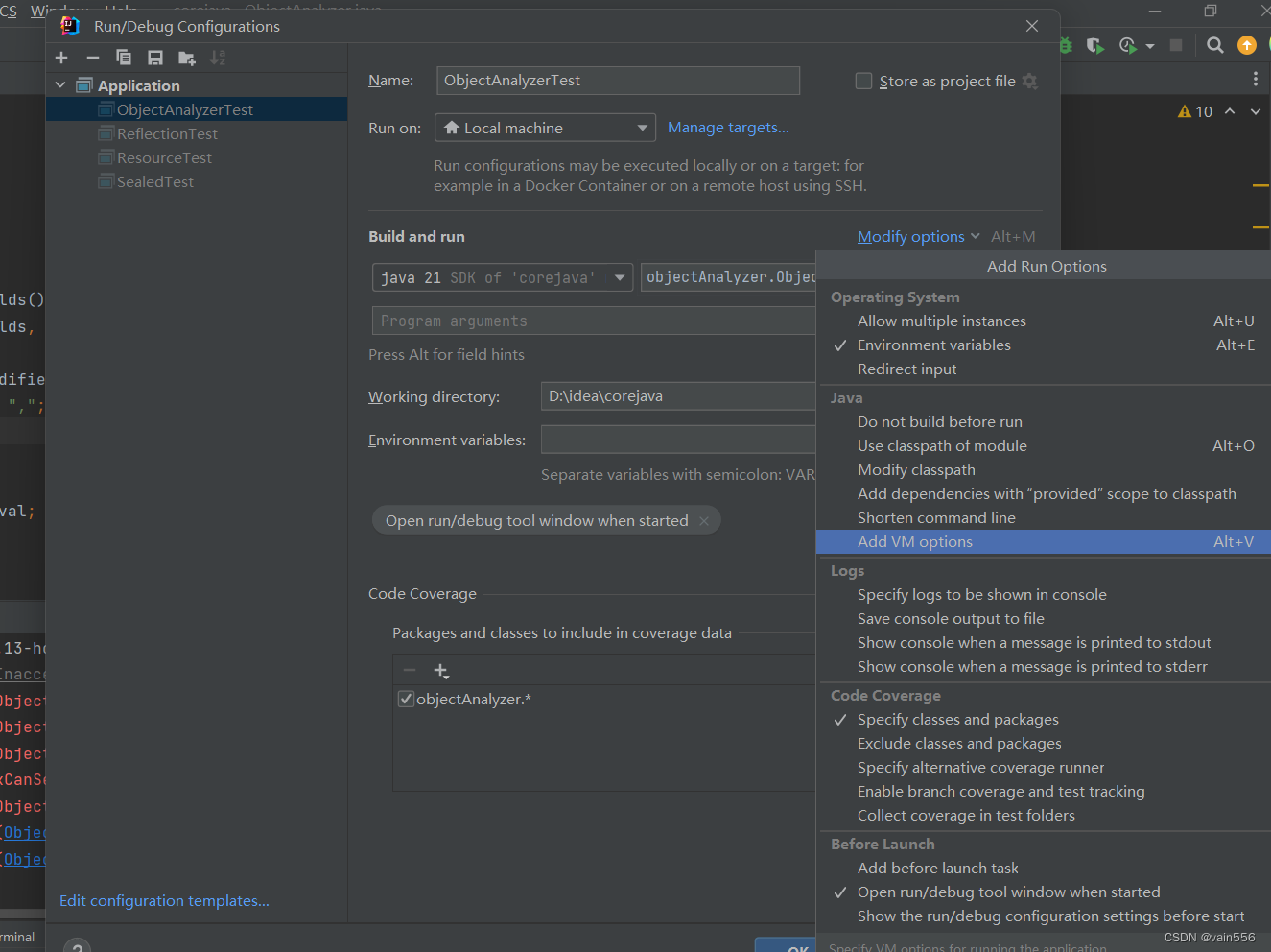 Java核心技术第五章反射 使用反射在运行时分析对象 代码5 16遇到的问题exception In Thread Mainacc Csdn博客