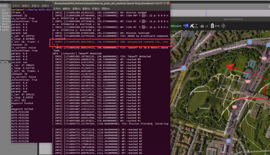 现在知道mavros终端有时出现的黄色警告Unexpected command是什么意思了，后面所跟数字就对应的具体的MAV_CMD的ID_cmd: unexpected command ...
