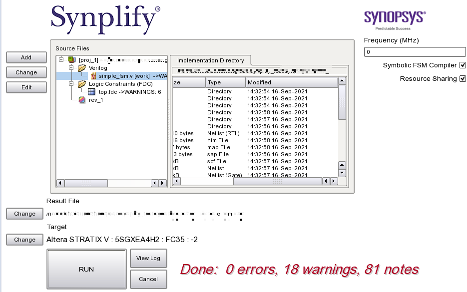 synplify | 基础操作-CSDN博客