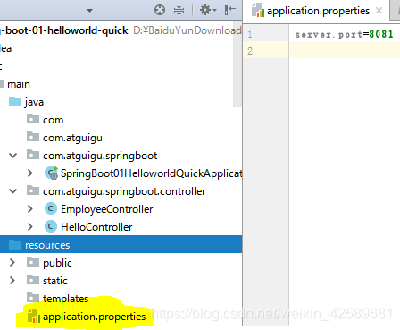IDEA的springboot项目中properties一直都未显示小叶子图标解决_no configuration files matching pattern 'applicati-CSDN博客
