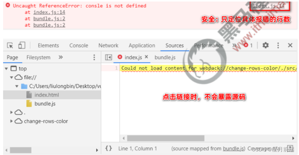 前端工程化---Source Map_nosources-source-map-CSDN博客