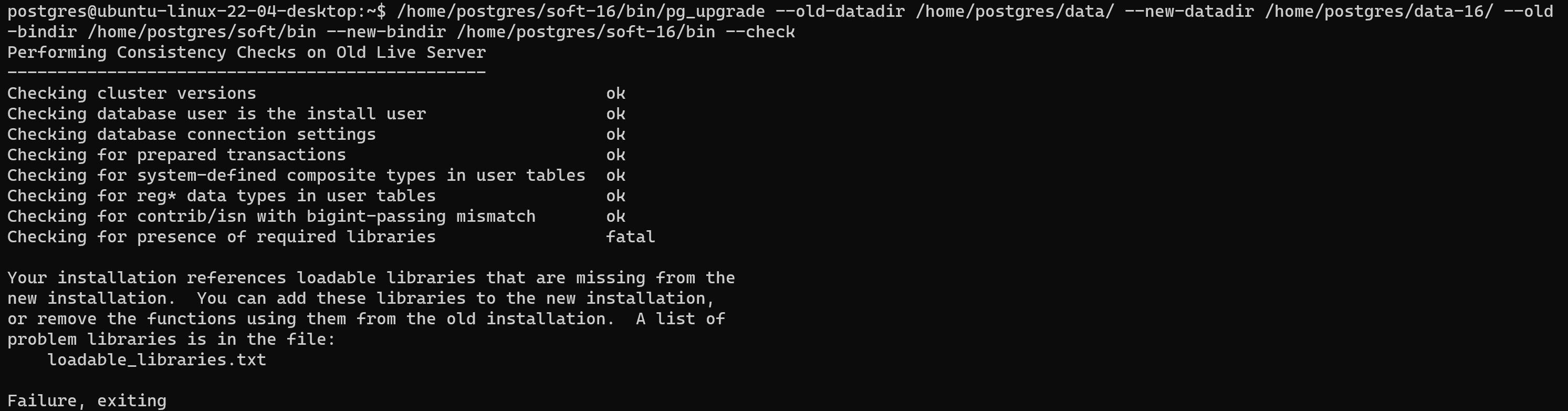 【流复制环境PostgreSQL-14.1到PostgreSQL-16.1大版本升级】_postgresql流复制升级版本-CSDN博客