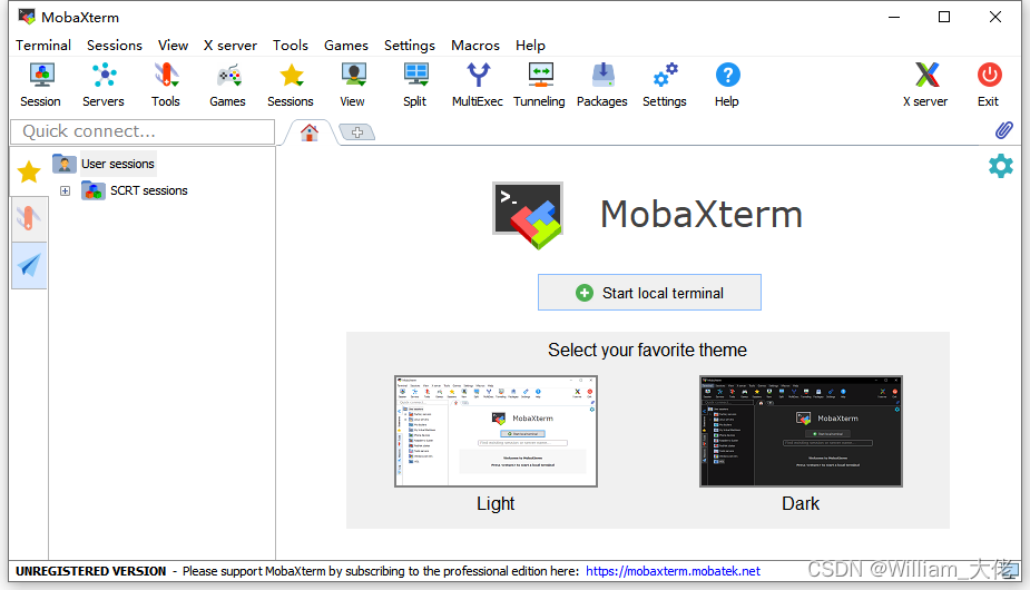 【远程工具】- MobaXterm 的下载、安装、使用、配置【Telnet/ssh/Serial】_mobaxterm下载-CSDN博客