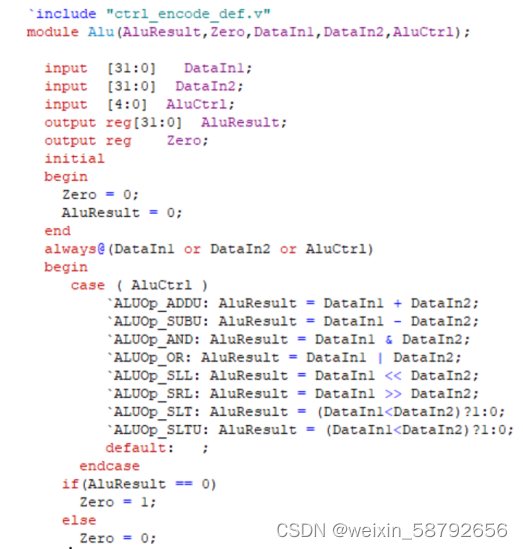 使用Verilog设计与Modelsim仿真的单周期CPU-CSDN博客