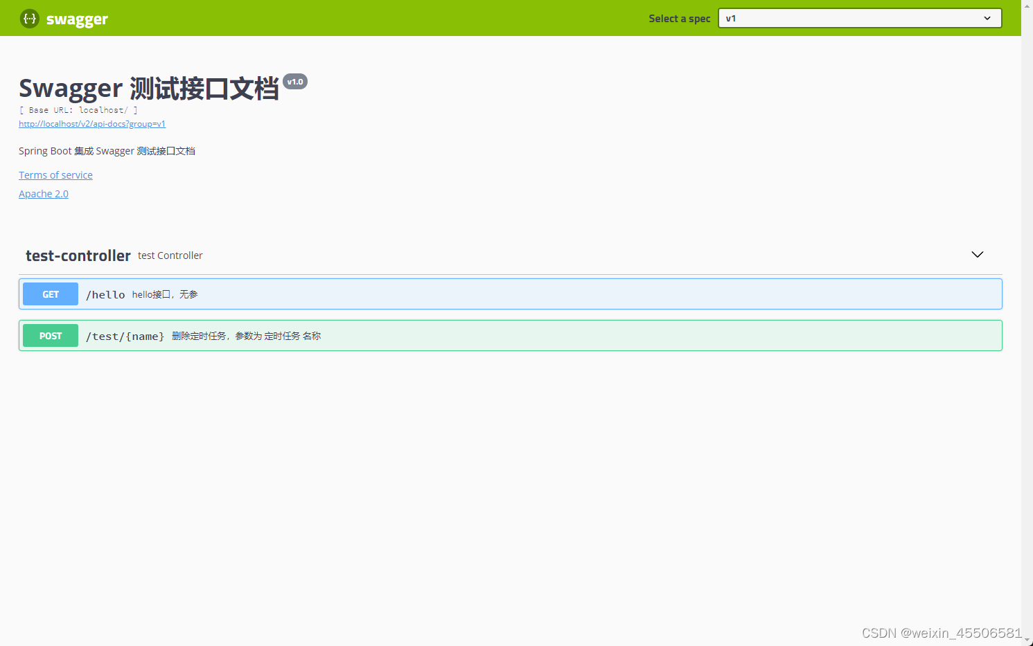 SpringBoot集成Swagger 2 API文档笔记_io.swagger.annotations.api-CSDN博客