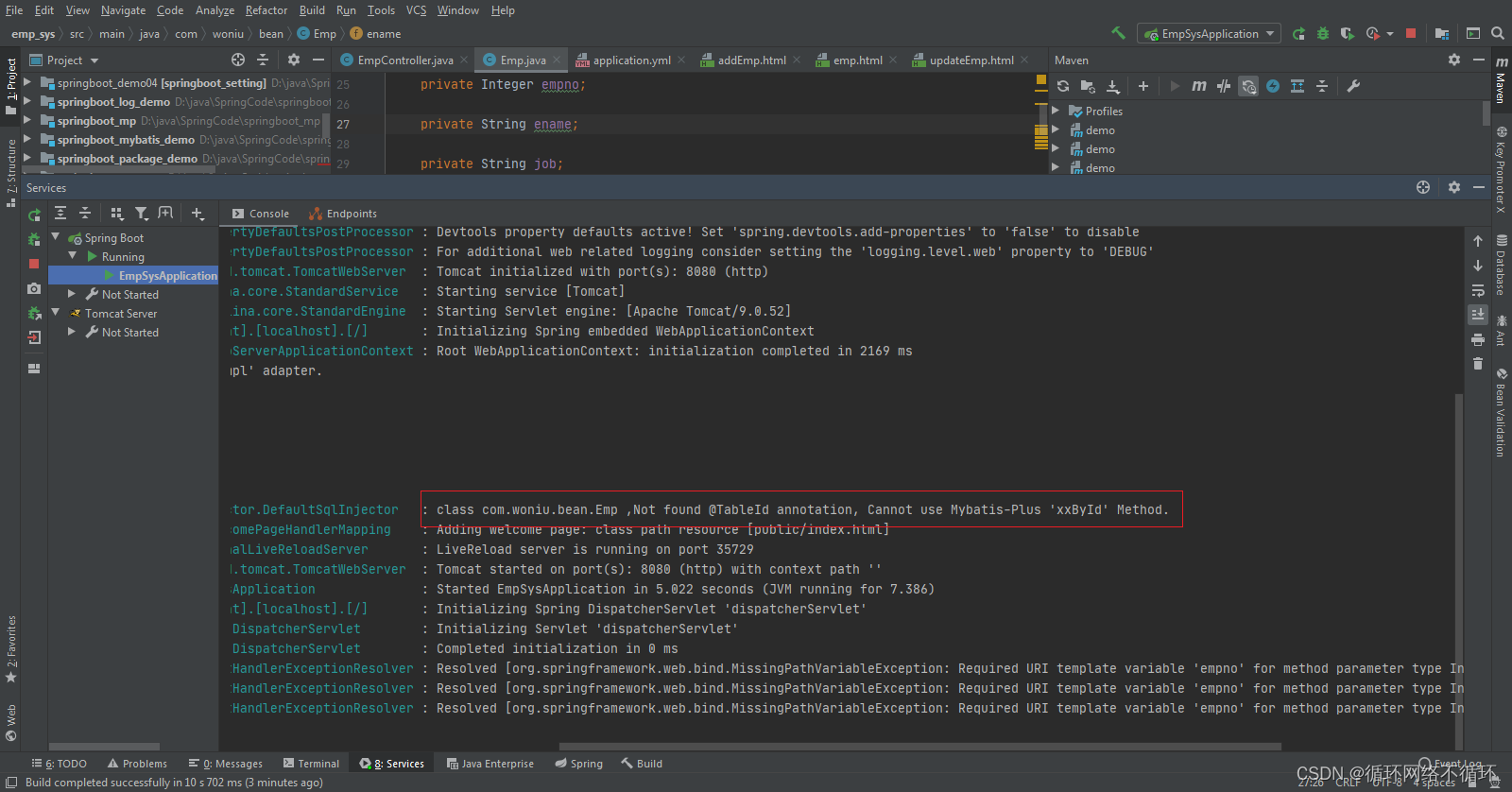 关于not Found Tableid Annotation Cannot Use Mybatis Plus ´xxbyid´ Method Csdn博客 4996