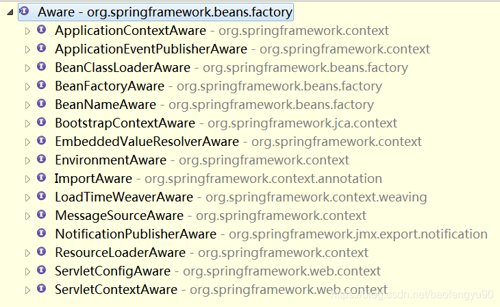 spring Aware接口-ApplicationContextAware_applicationcontextaware spring.factories-CSDN博客