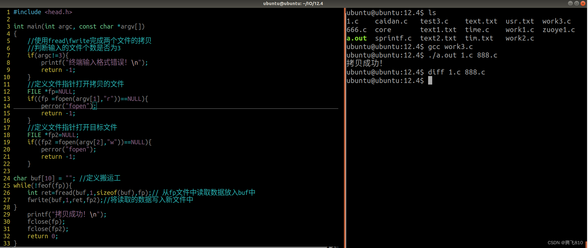 C语言编程实例：文件操作、注册登录与文件复制-CSDN博客