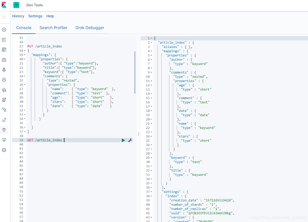 Elasticsearch 7 嵌套mapping创建及插入查询操作, 含JAVA操作_es嵌套mapping-CSDN博客