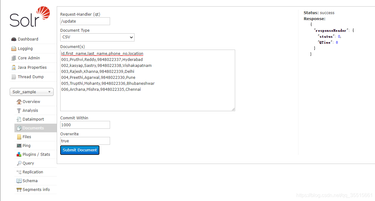 solr报错 Expected: OBJECT_START but got ARRAY_START at [16]_solr 客户端 查询结果json后 数据怎么写入进去 expected ...