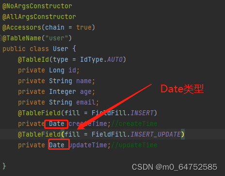 2022年SpringBoot+MyBatis-Plus自动填充时关键字段updateTime想要在insert和update时都更新，但是，insert的时候失效了，为null？如何解决 ...