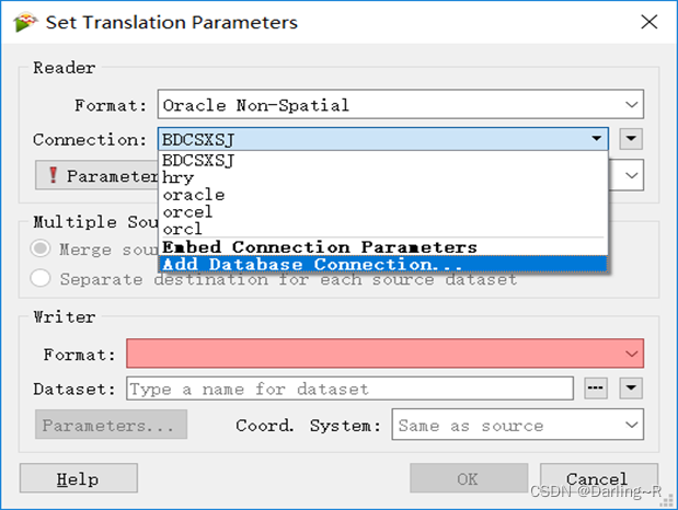 使用FME从Oracle数据库提取数据到access的mdb_connect导出mdb文件-CSDN博客